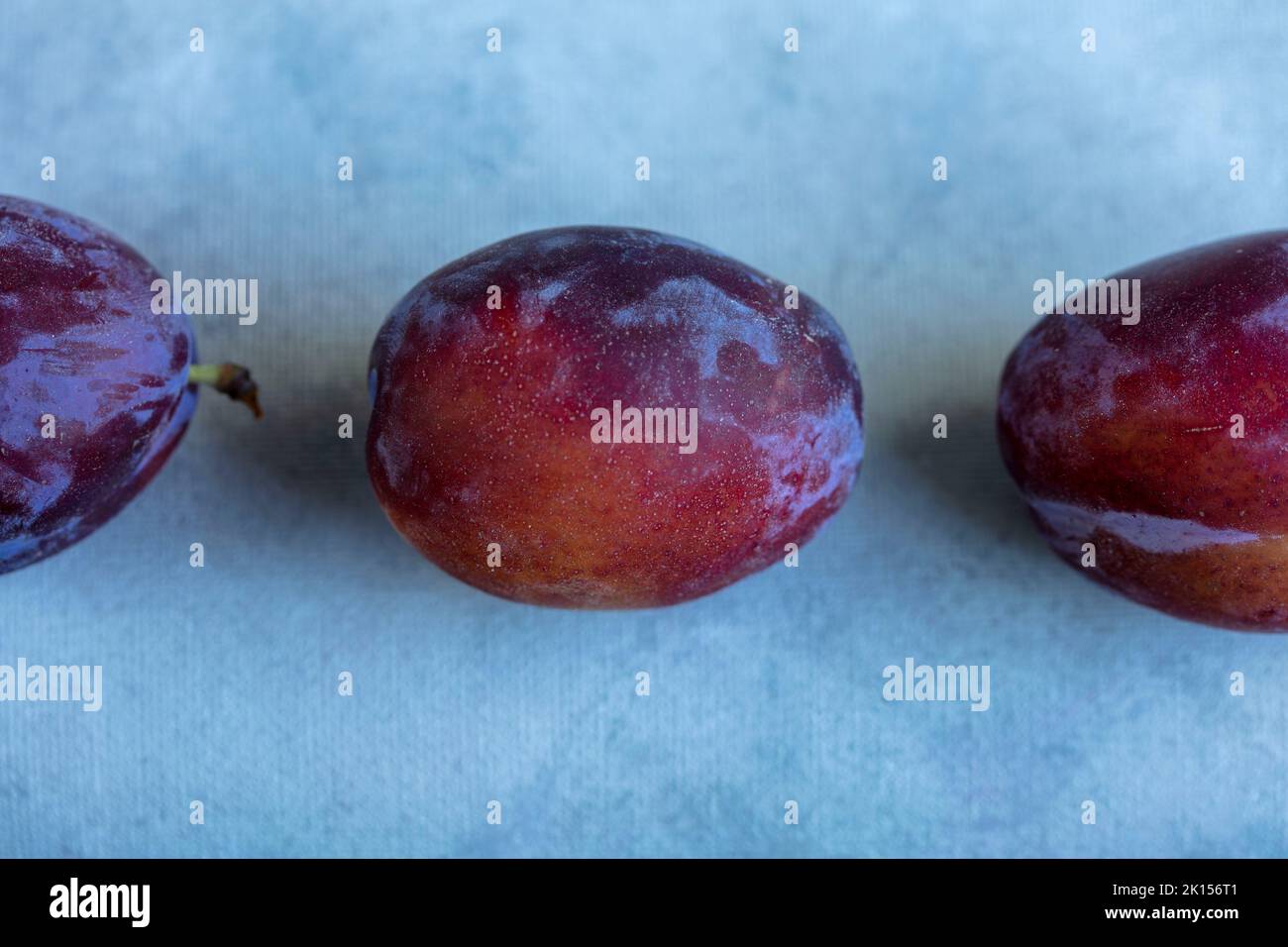 Commercial close-up still life fruit / food representation of Victoria ...
