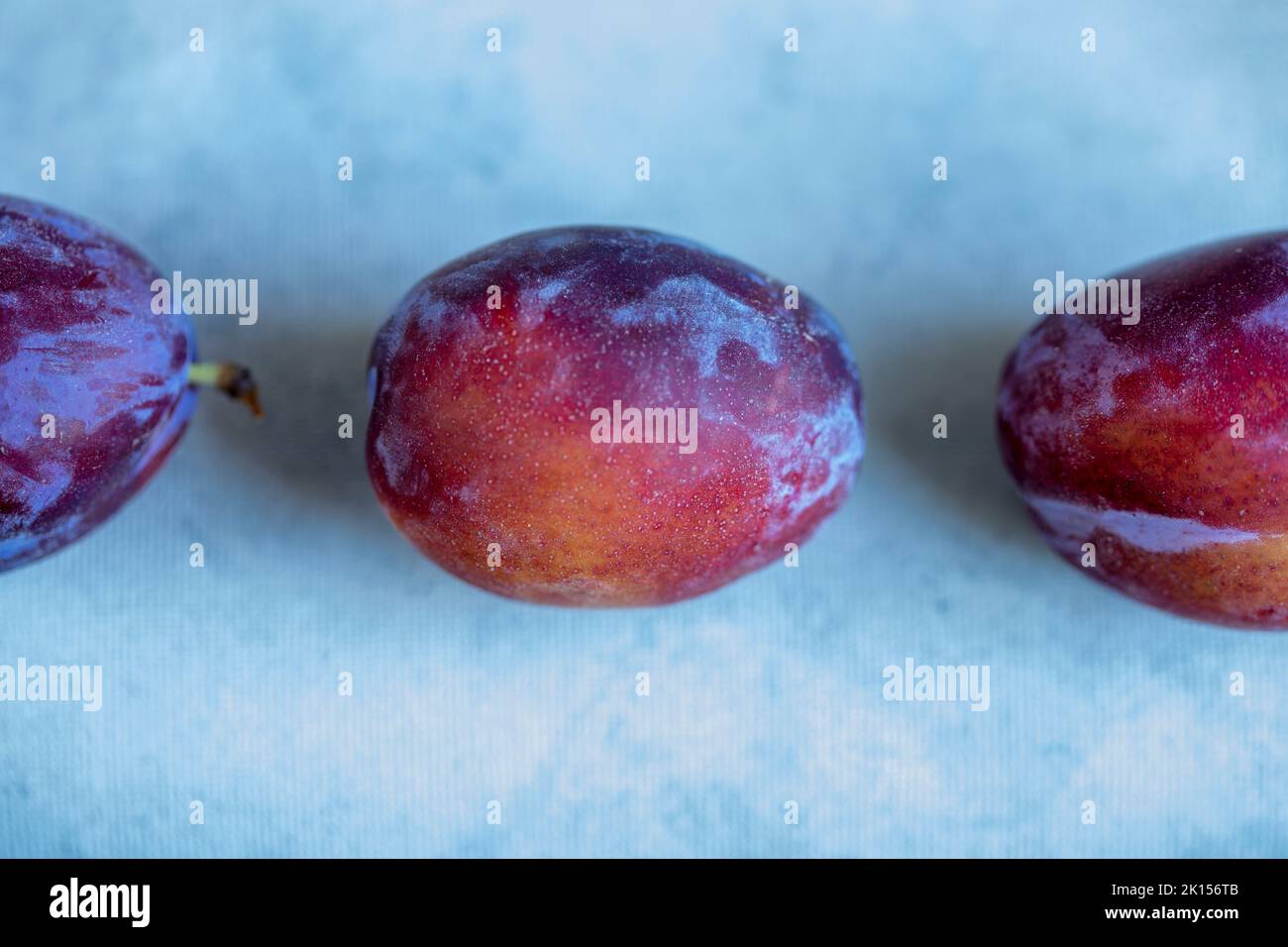 Commercial close-up still life fruit / food representation of Victoria ...