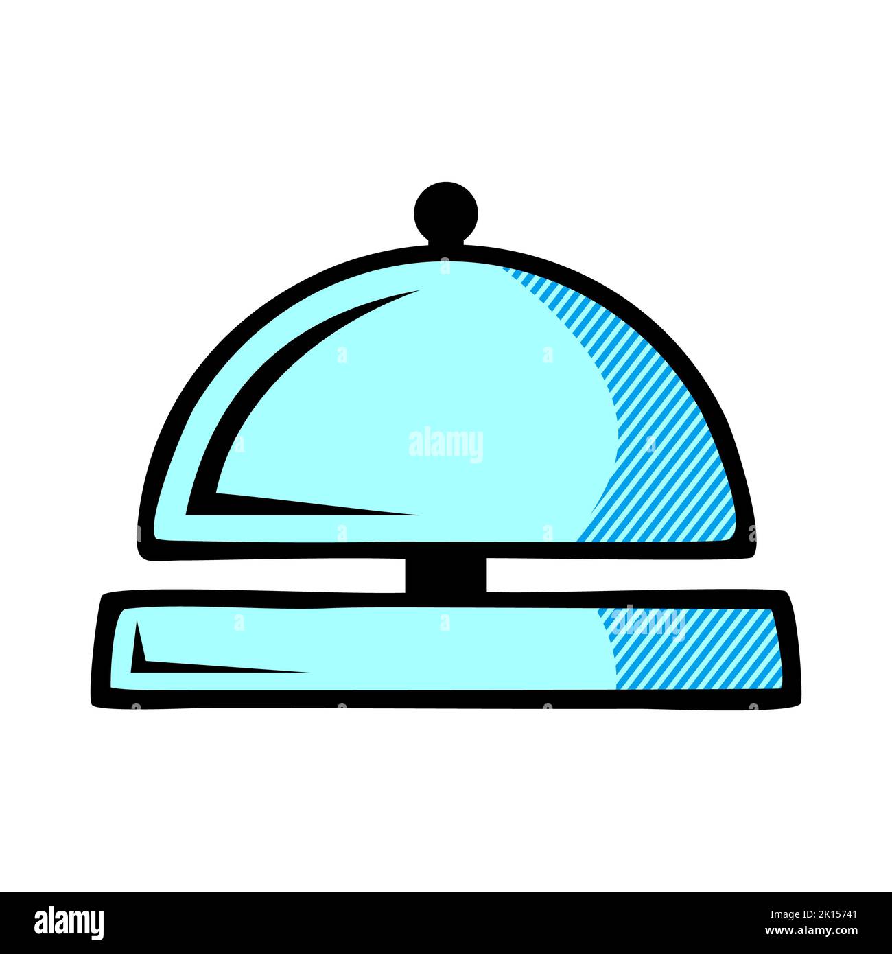 hotel bell icon isolated on white background from travelling collection ...