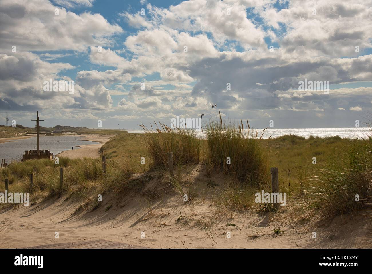 Beach at Camperduin in the North of Netherlands Stock Photo - Alamy