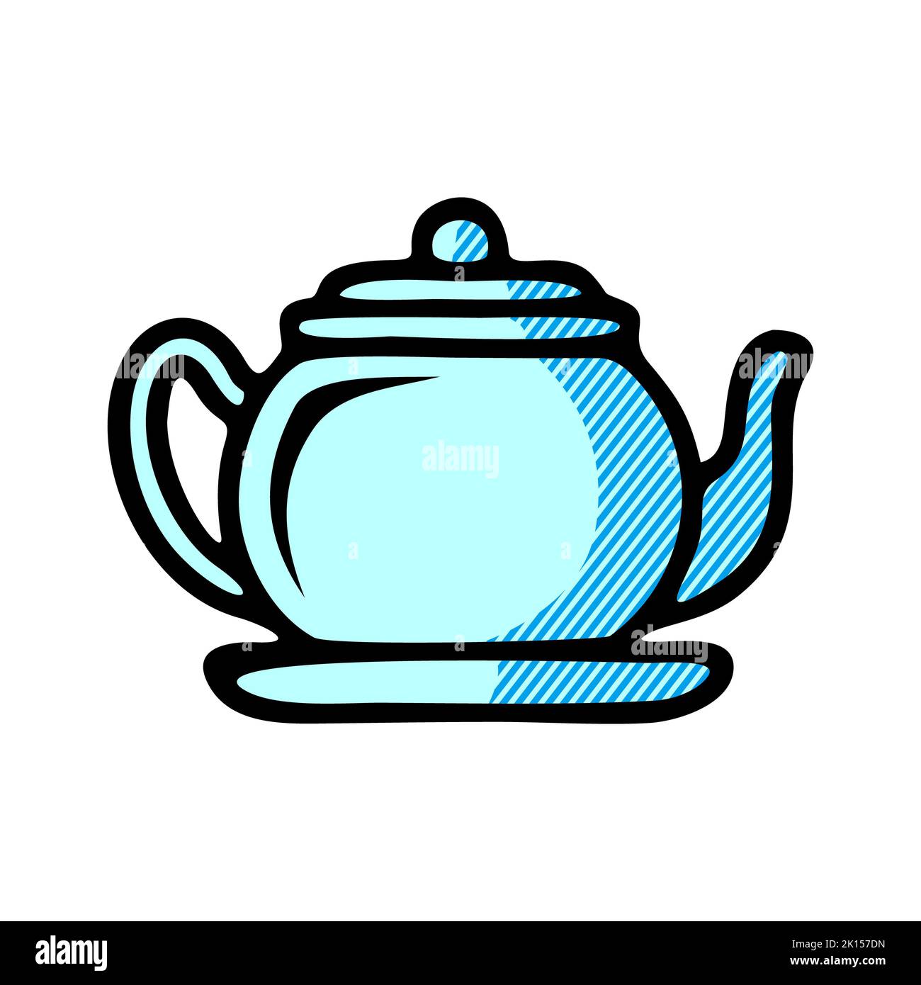 tea pot icon isolated on white background from theraphy collection. tea ...