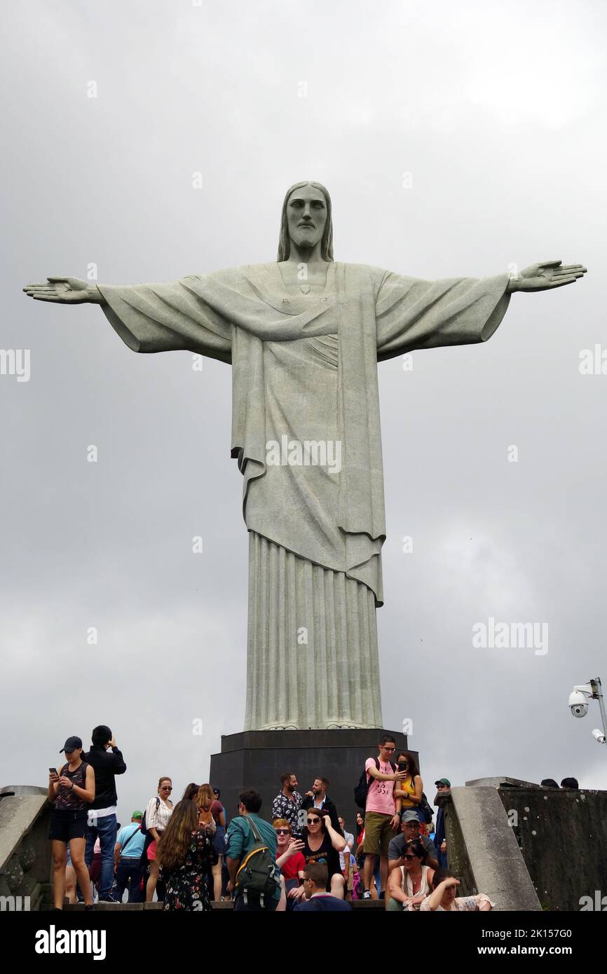 Christ the Redeemer statue, Cristo Redentor, Rio de Janeiro, Southeast ...
