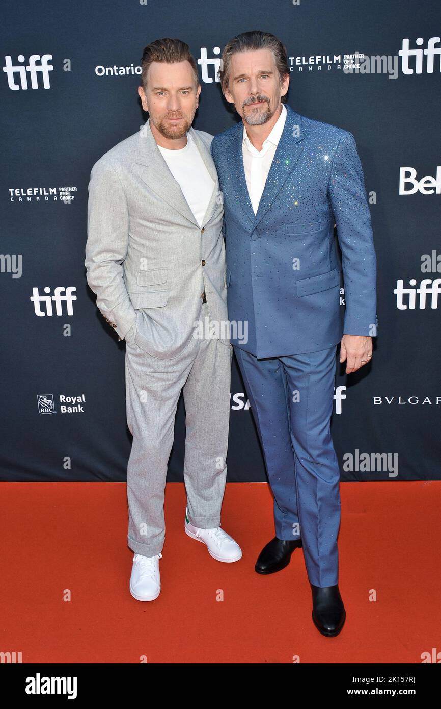 12 September 2022 - Toronto, Ontario, Canada - Ewan McGregor, Ethan ...