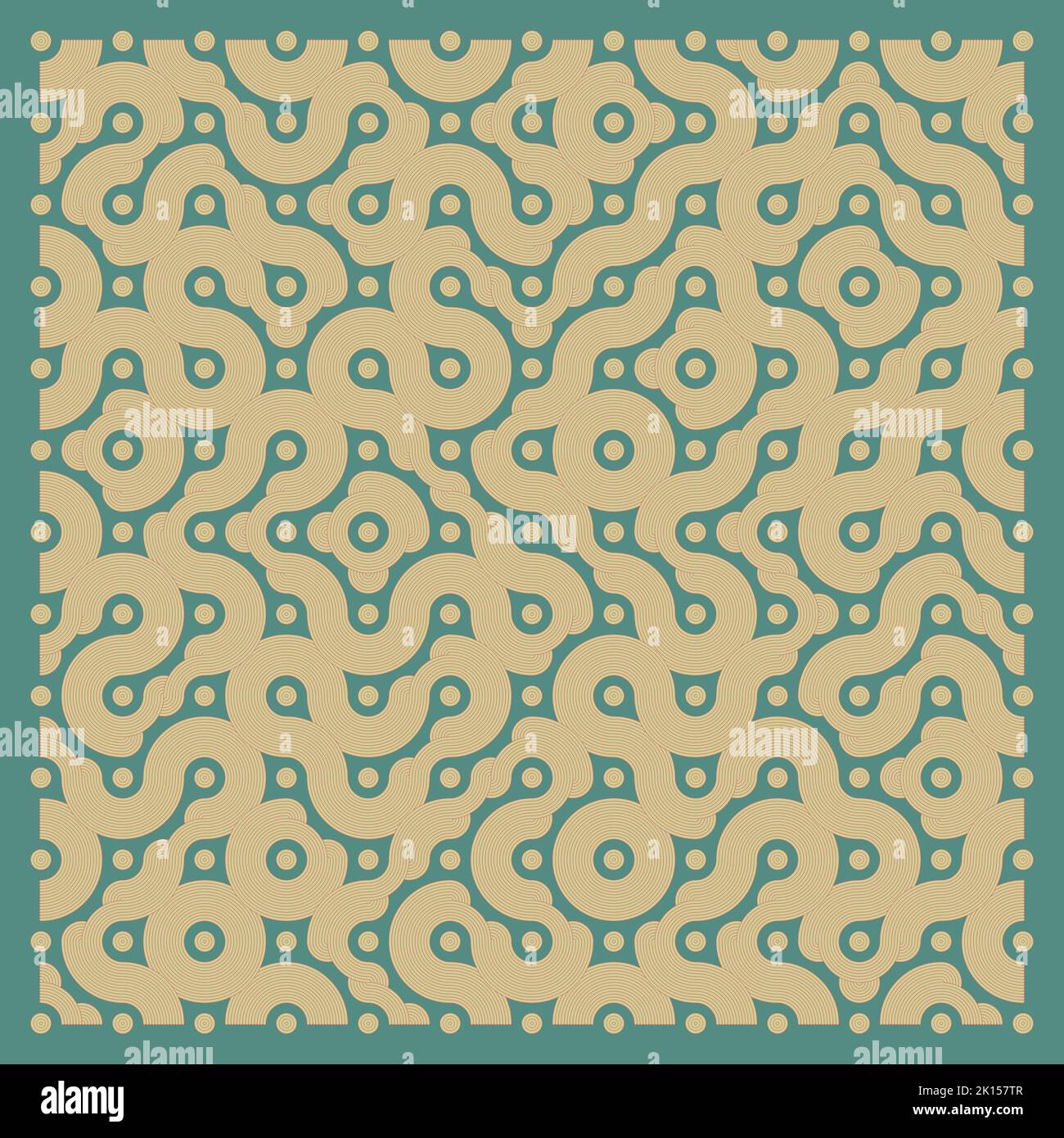 Random color rounded truchet tiling illustration Stock Vector Image ...