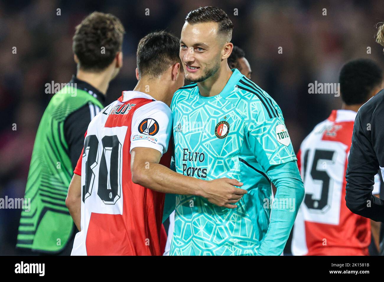 ROTTERDAM, NETHERLANDS - SEPTEMBER 15: Ezequiel Bullaude of Feyenoord ...