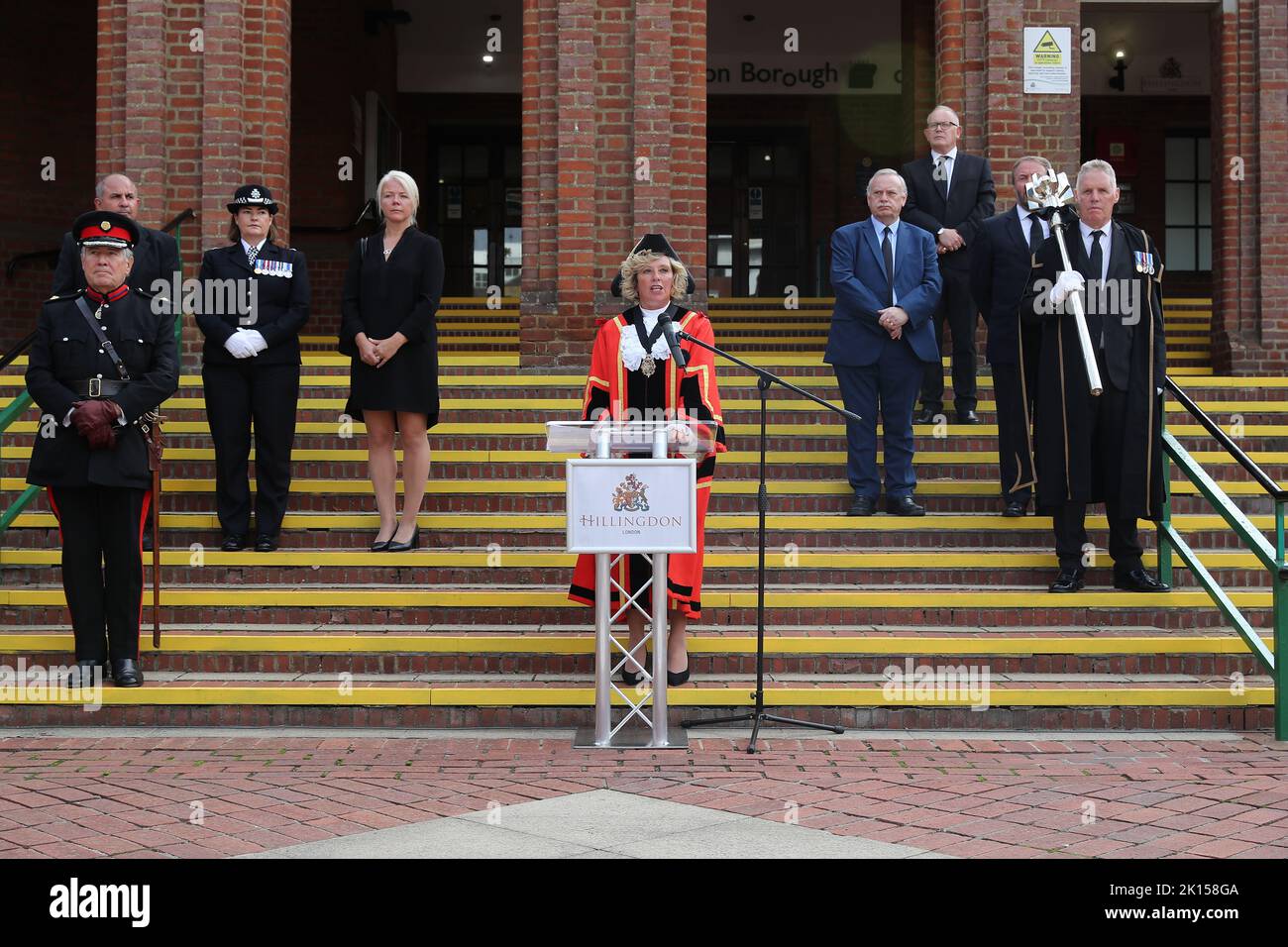 London UK 11th September 2022. Mayor of Hillingdon Councillor Becky ...