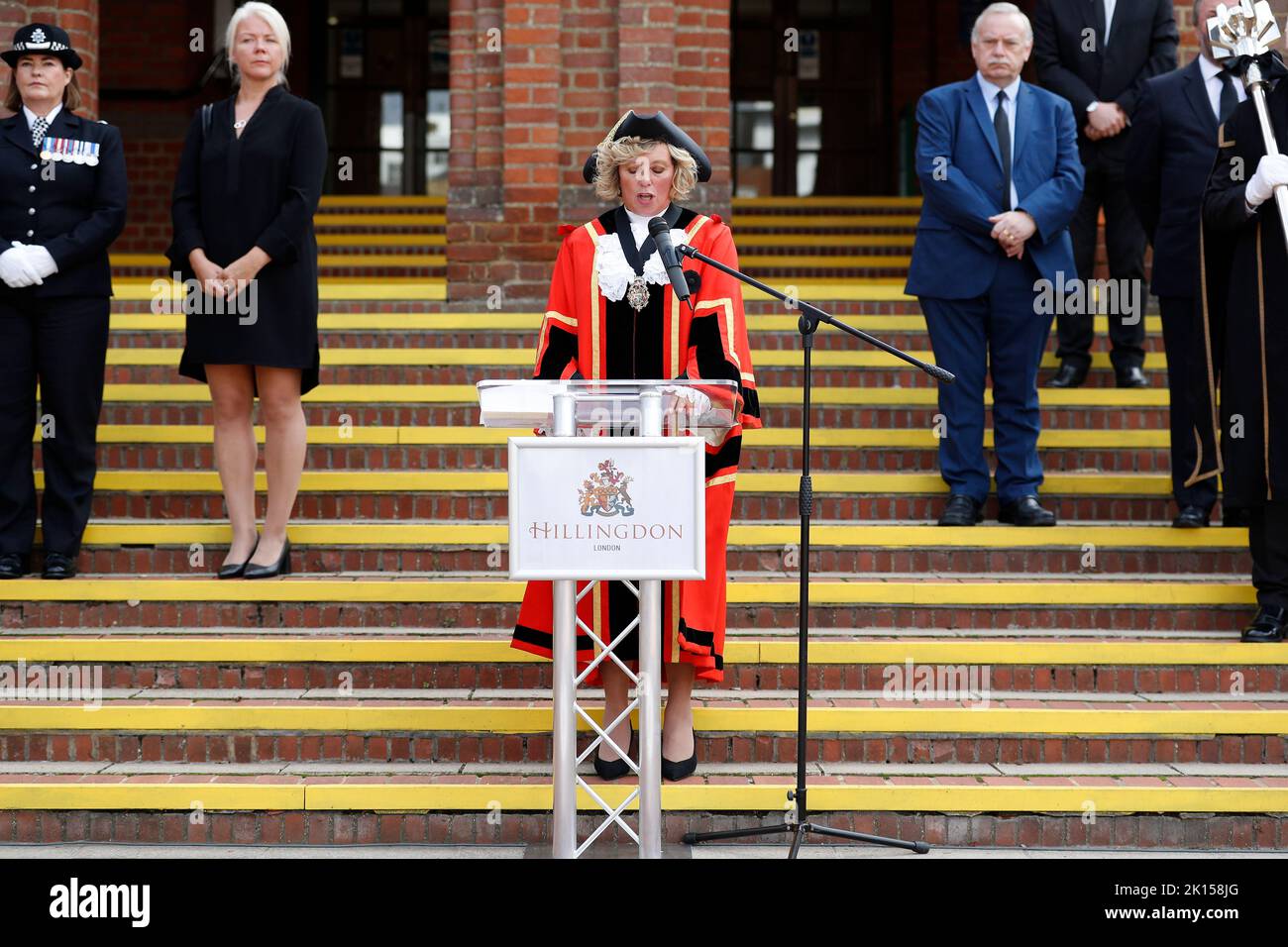 London UK 11th September 2022. Mayor of Hillingdon Councillor Becky ...
