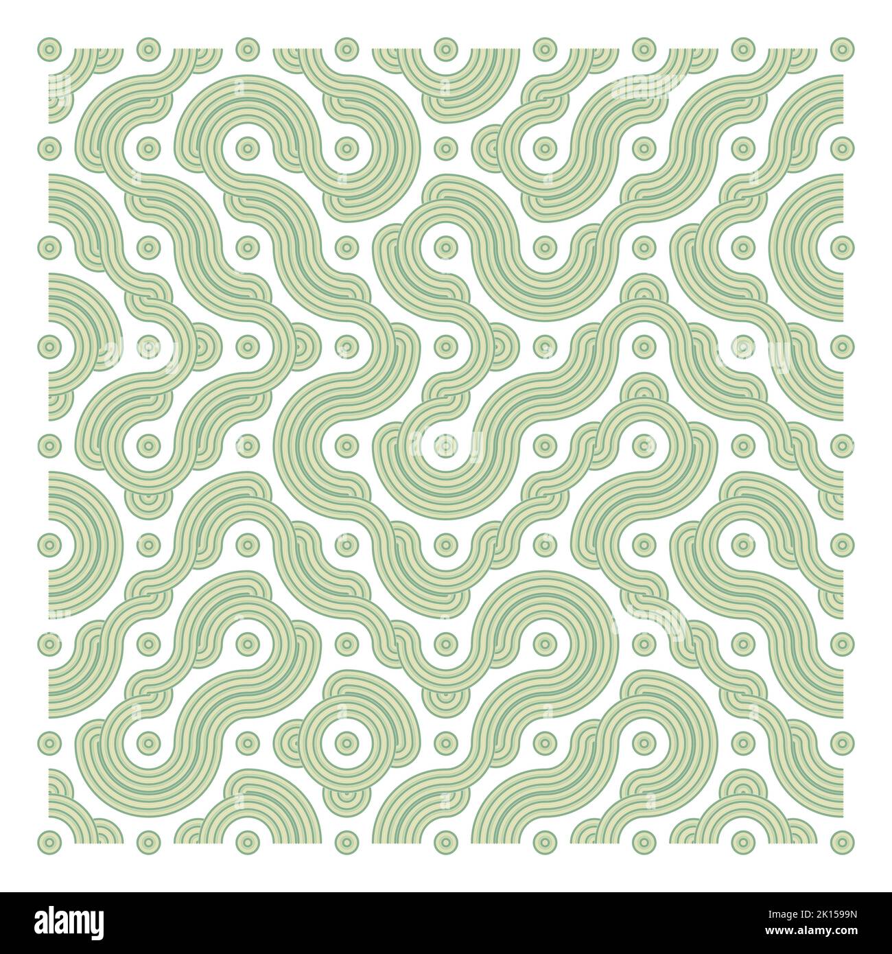 Random color rounded truchet tiling illustration Stock Vector Image ...