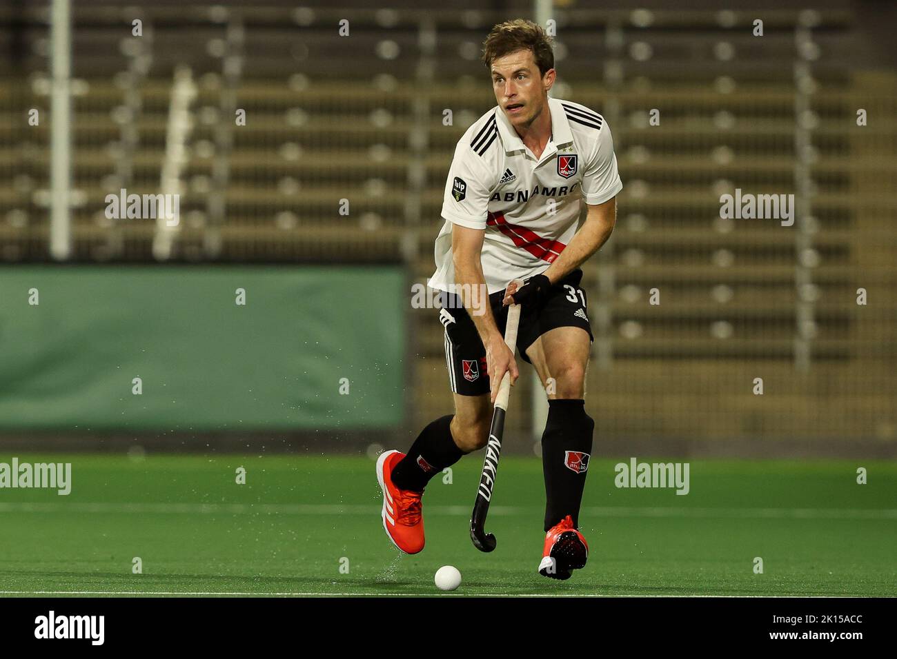 AMSTELVEEN, NETHERLANDS - SEPTEMBER 15: Fergus Kavanagh of Amsterdam H1 ...