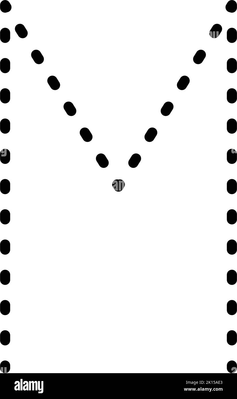 Tracing Alphabet letter M prewriting dotted line element for ...