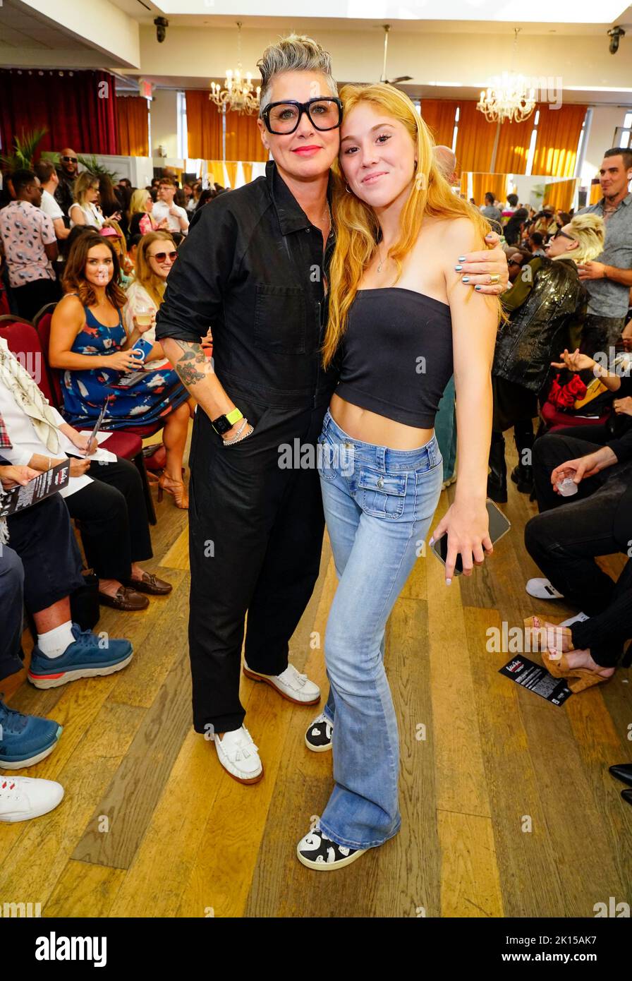 09.14.2022 New York, New York Rebecca Weinberg and daughter attends the ...