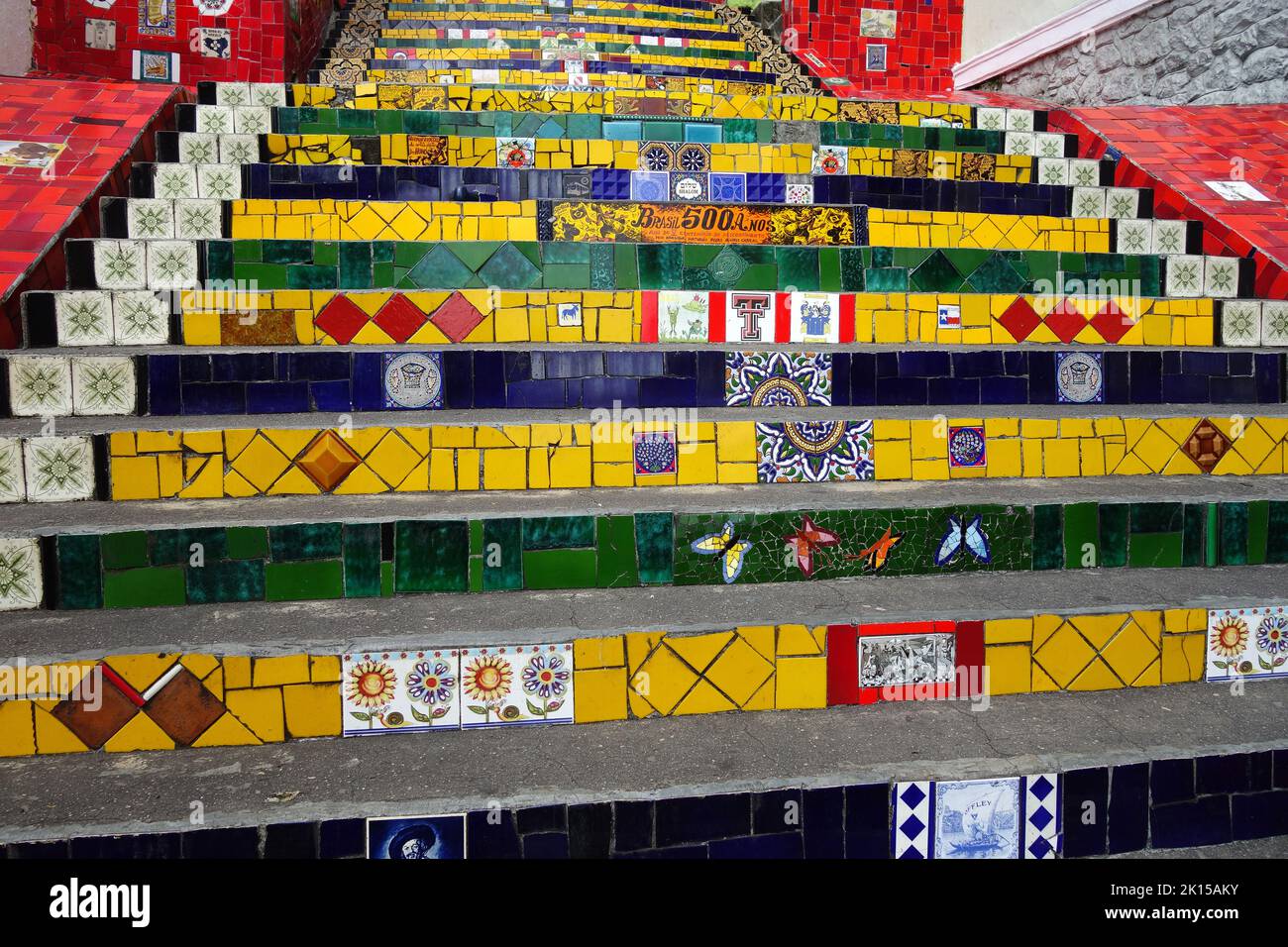 Escadaria Selarón, Selaron Steps, Rio de Janeiro, Southeast Region ...