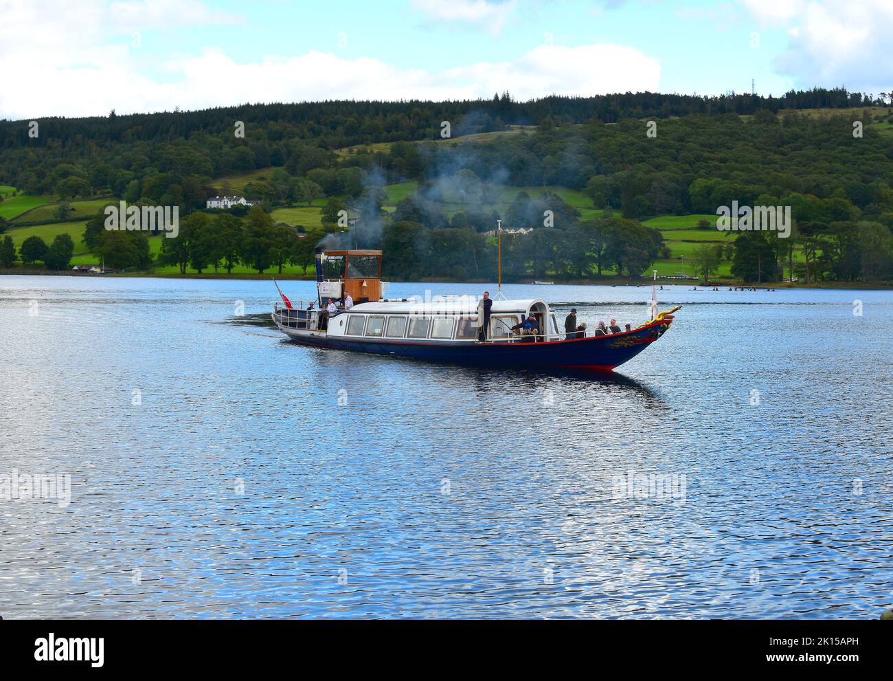 Steam Yacht Gondola Coniston Lake District Stock Photo - Alamy