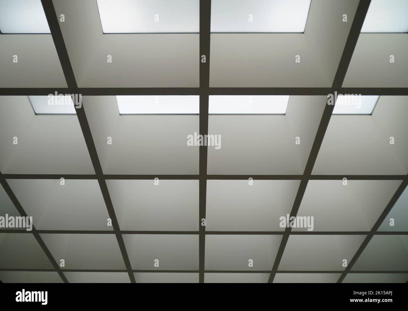 a beautiful well lit grid pattern in black-and-white for websites Stock ...