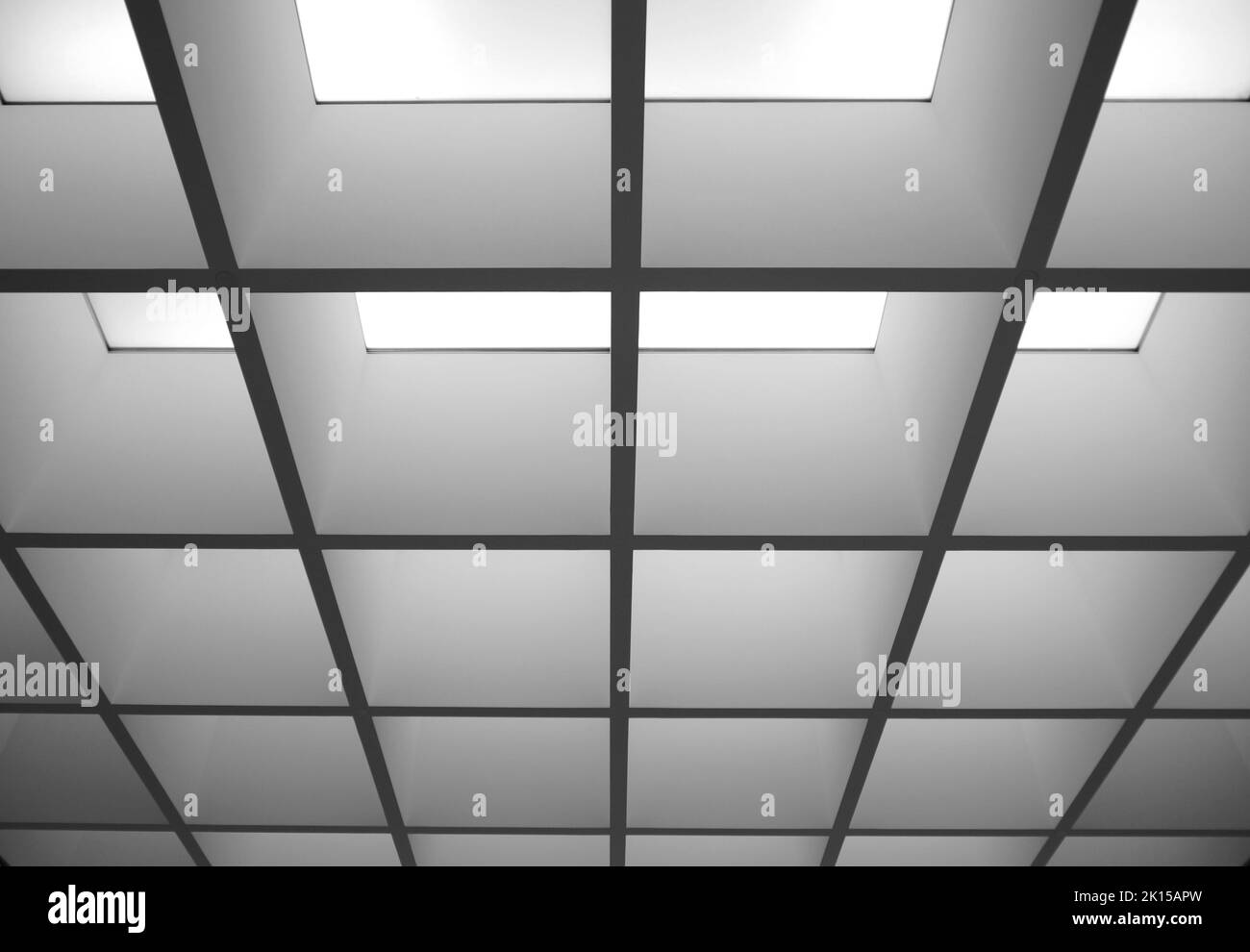 a beautiful well lit grid pattern in black-and-white for websites Stock ...