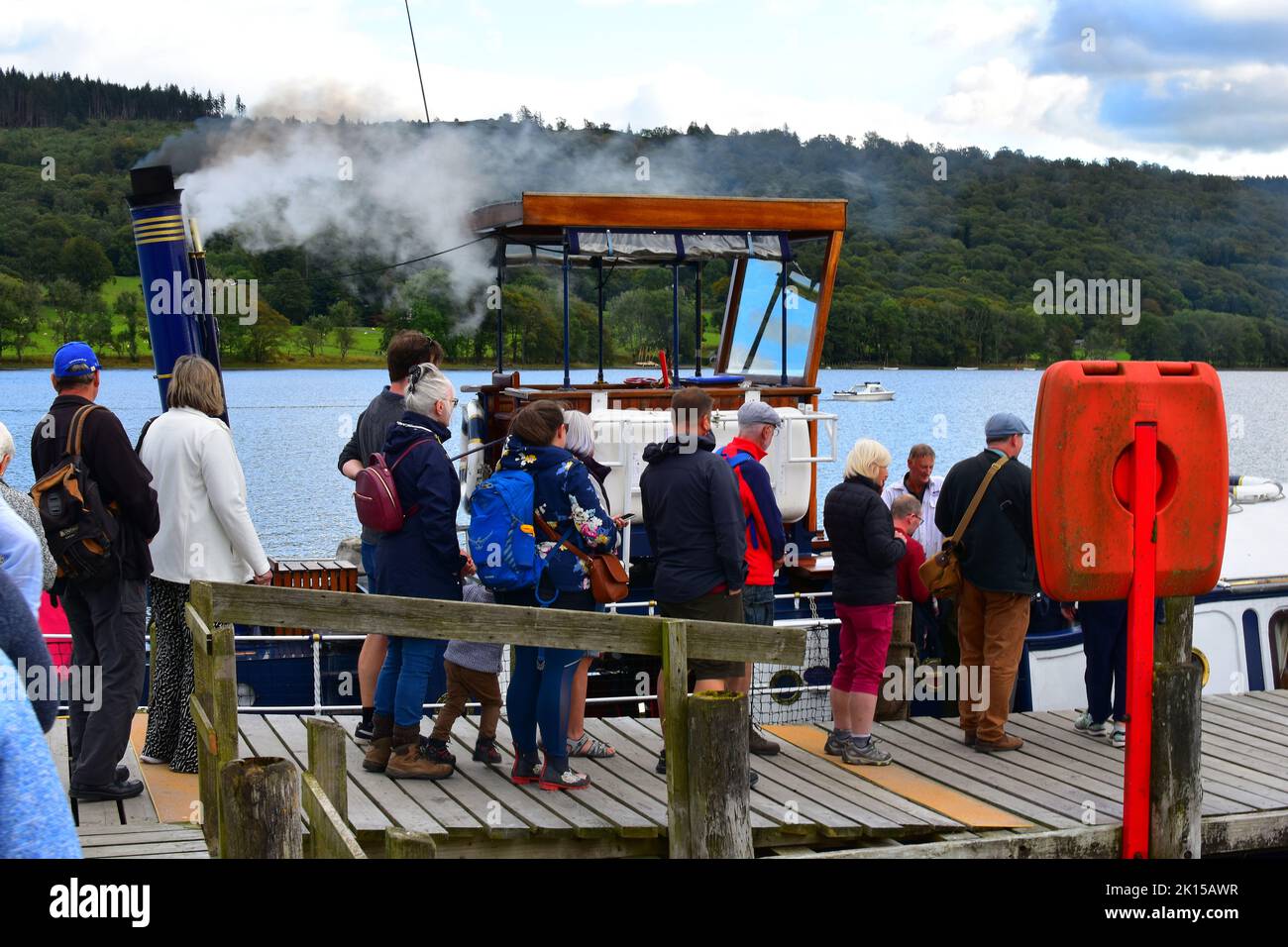 Steam Yacht Gondola Coniston Lake District Stock Photo - Alamy