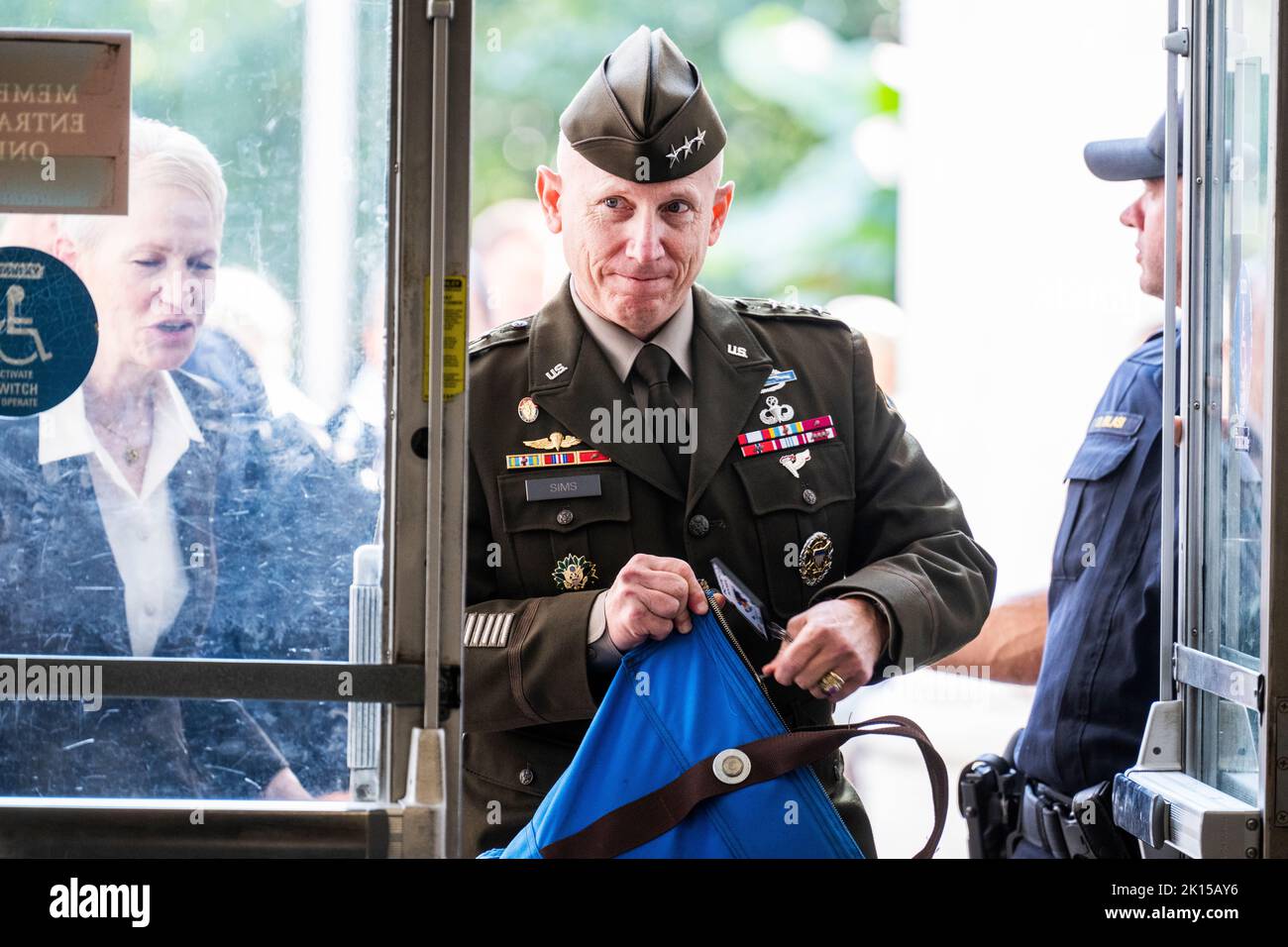 UNITED STATES - SEPTEMBER 15: Lt. Gen. Douglas A. Sims II, director for ...