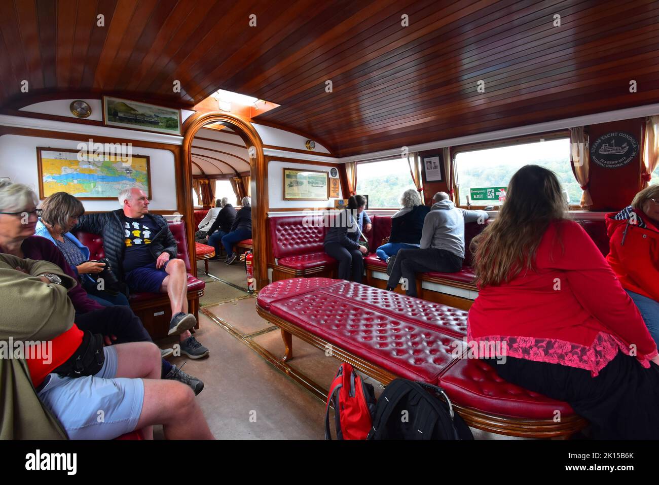 Steam Yacht Gondola Coniston Lake District Stock Photo - Alamy