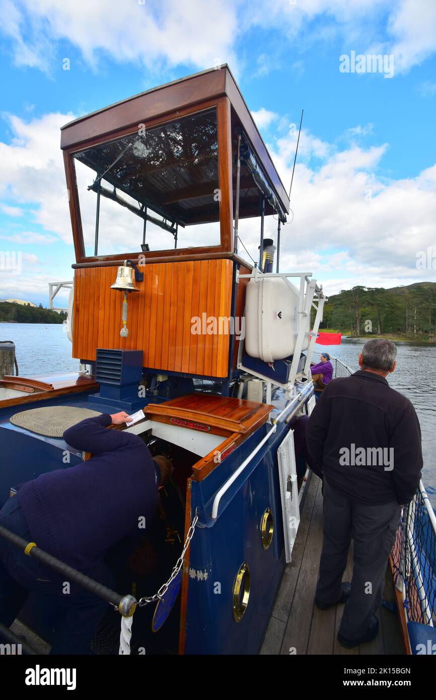 Steam Yacht Gondola Coniston Lake District Stock Photo - Alamy