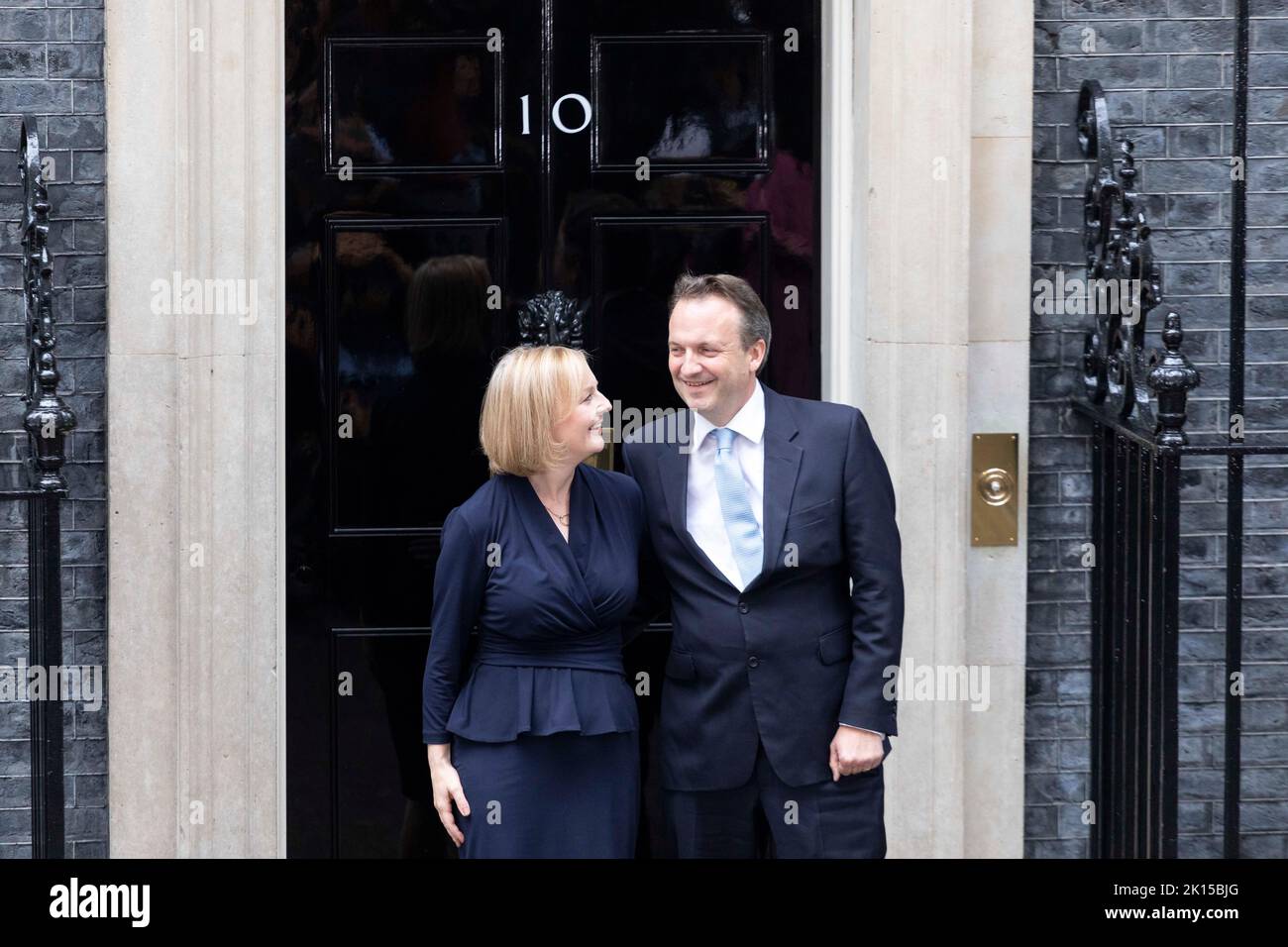 Newly elected Tory leader and British Prime Minister Liz Truss delivers ...
