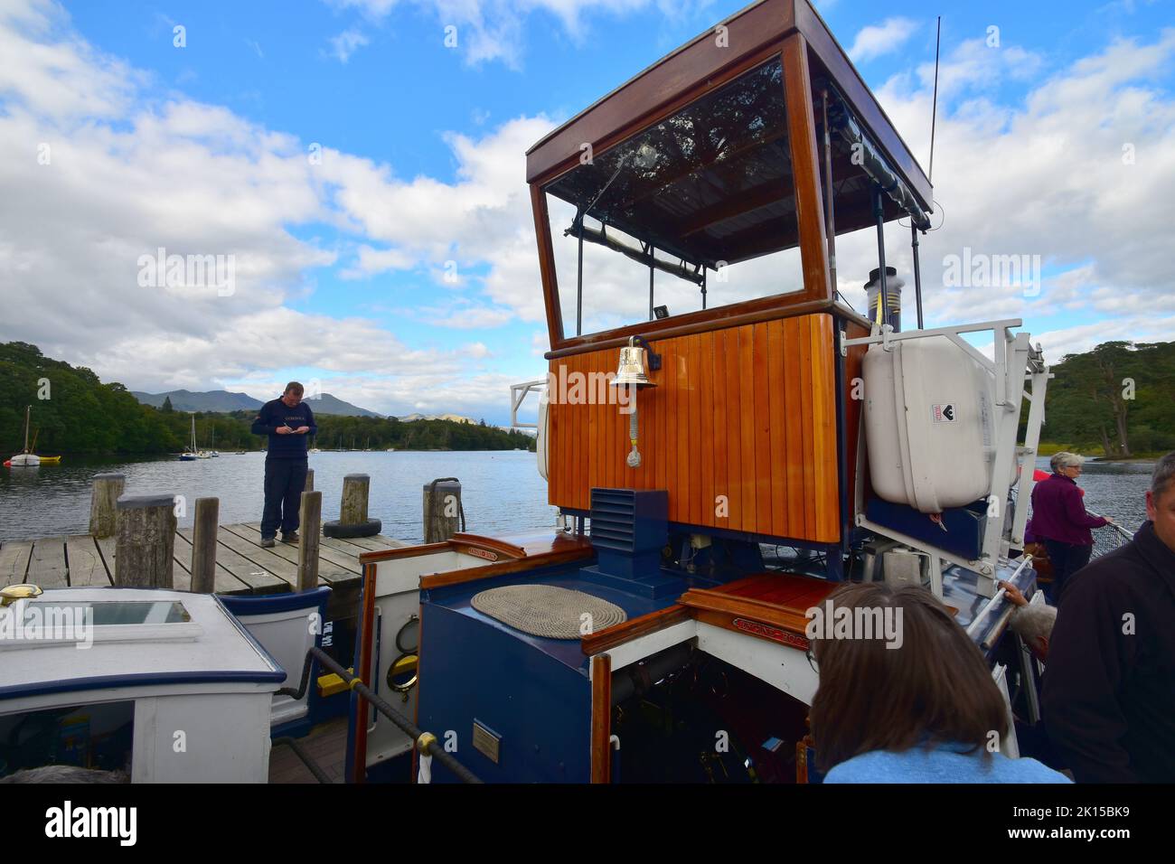 Steam Yacht Gondola Coniston Lake District Stock Photo - Alamy