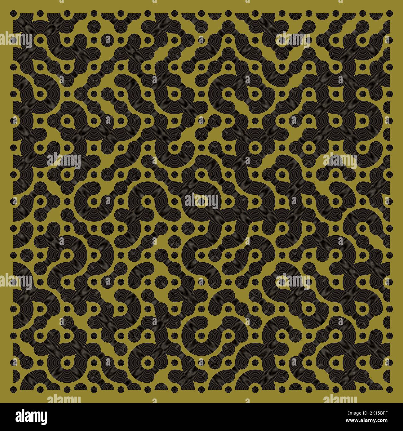 Random color rounded truchet tiling illustration Stock Vector Image ...