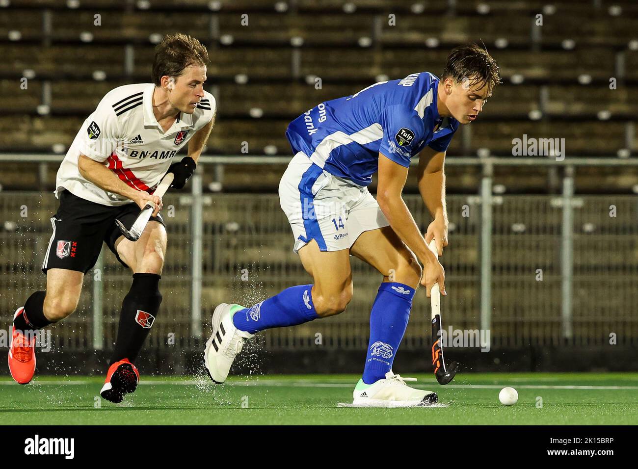 AMSTELVEEN, NETHERLANDS - SEPTEMBER 15: Fergus Kavanagh of Amsterdam H1 ...