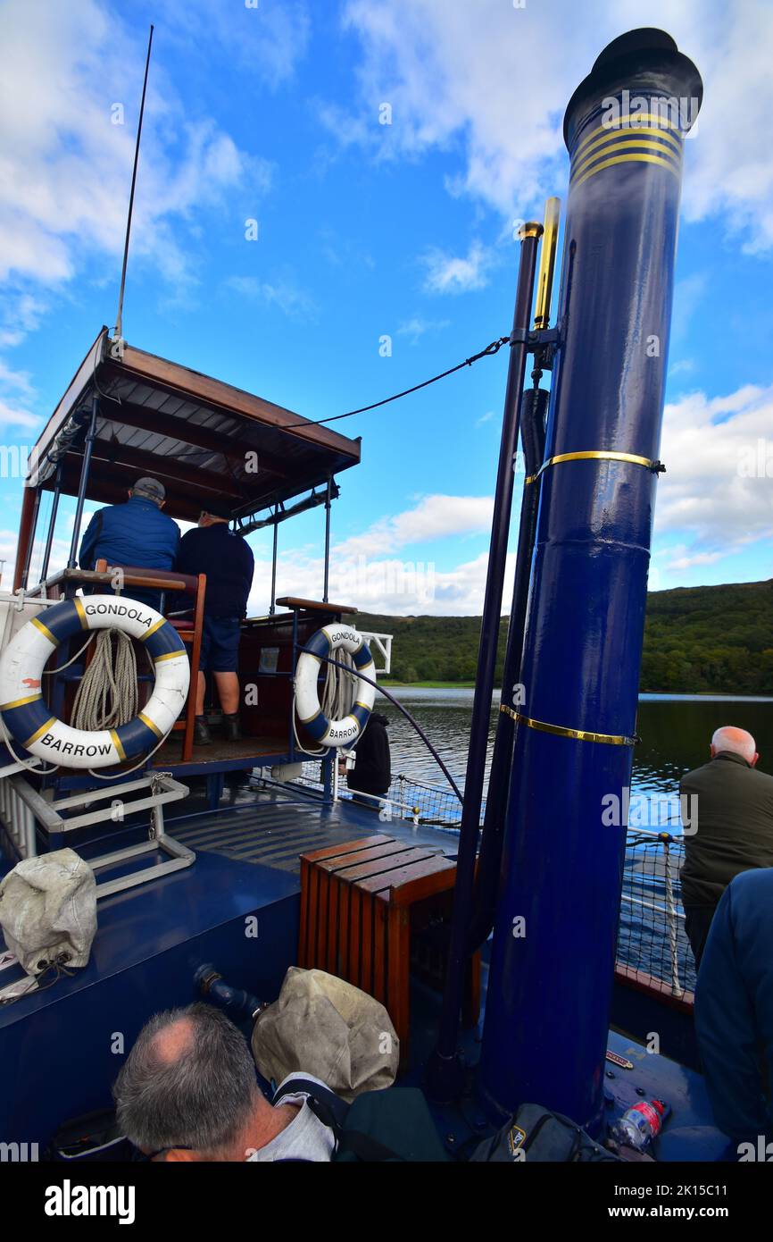 Steam Yacht Gondola Coniston Lake District Stock Photo - Alamy