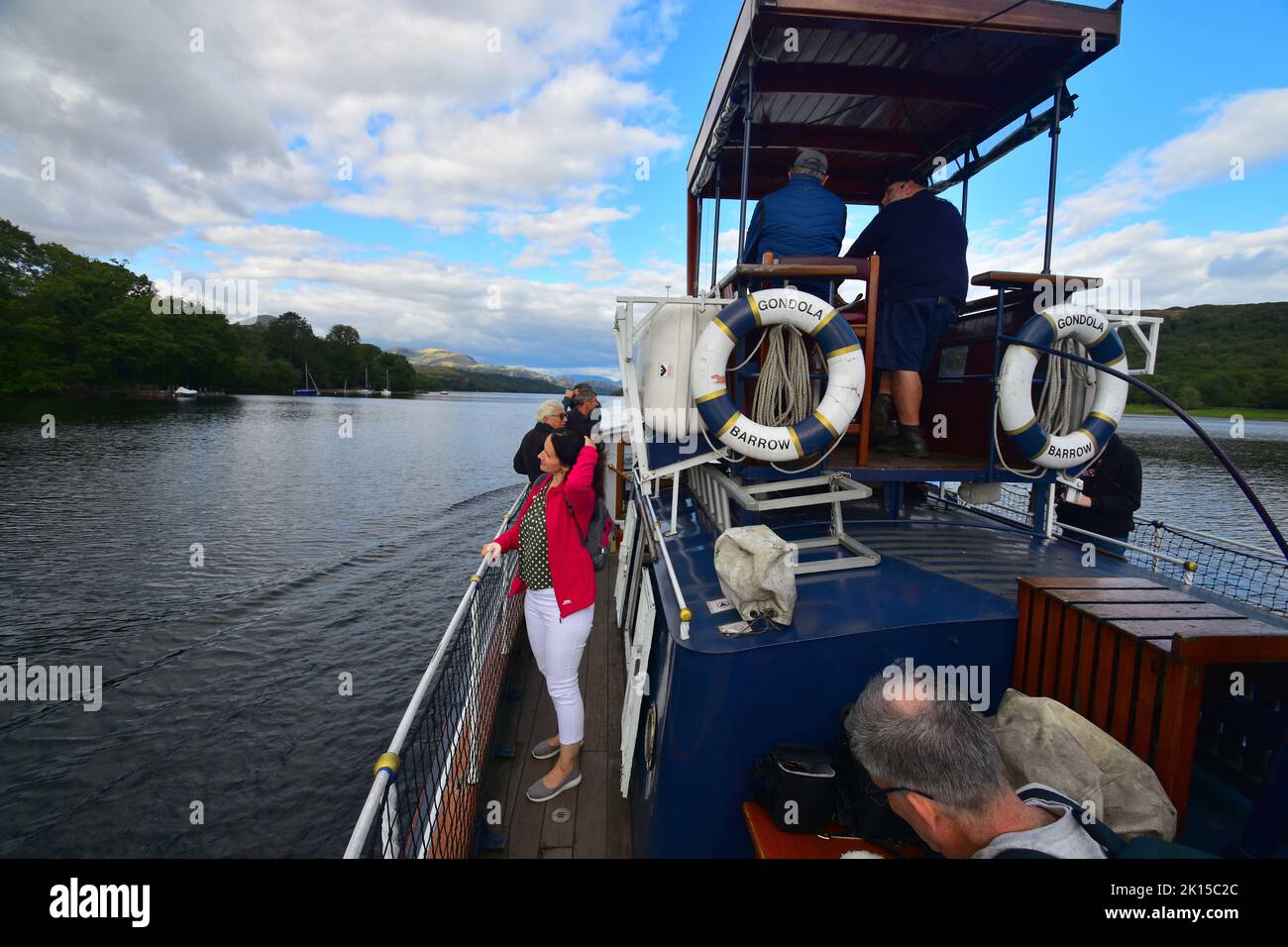 Steam Yacht Gondola Coniston Lake District Stock Photo - Alamy