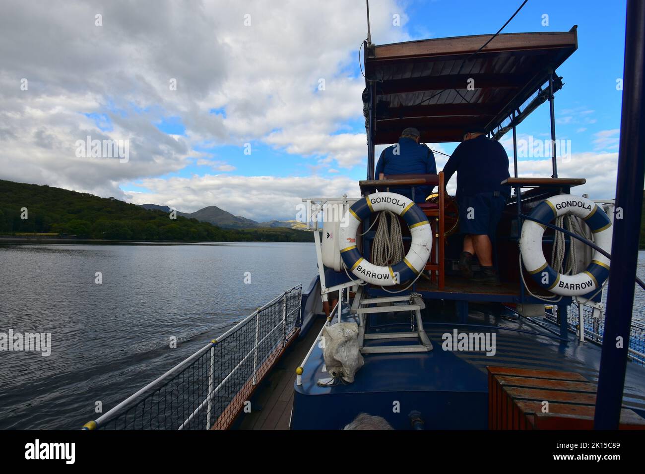 Steam Yacht Gondola Coniston Lake District Stock Photo - Alamy
