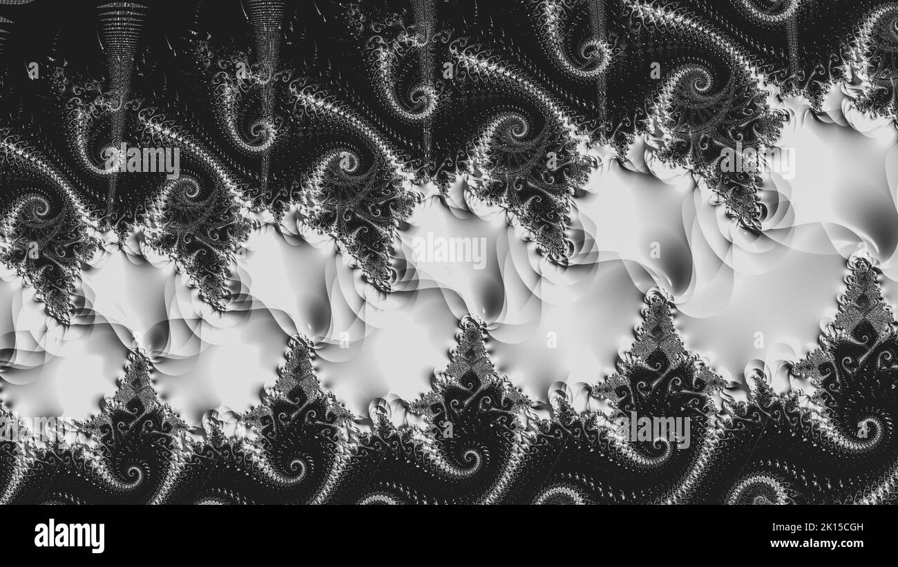 Abstract Computer generated Fractal design. A fractal is a never-ending ...