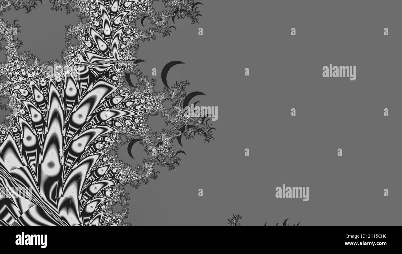 Abstract Computer generated Fractal design. A fractal is a never-ending ...