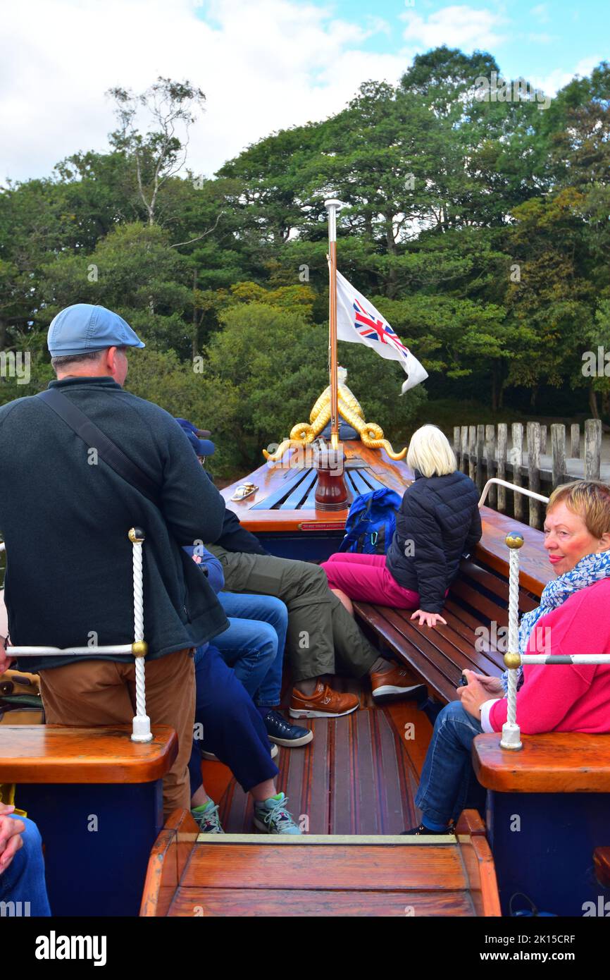 Steam Yacht Gondola Coniston Lake District Stock Photo - Alamy