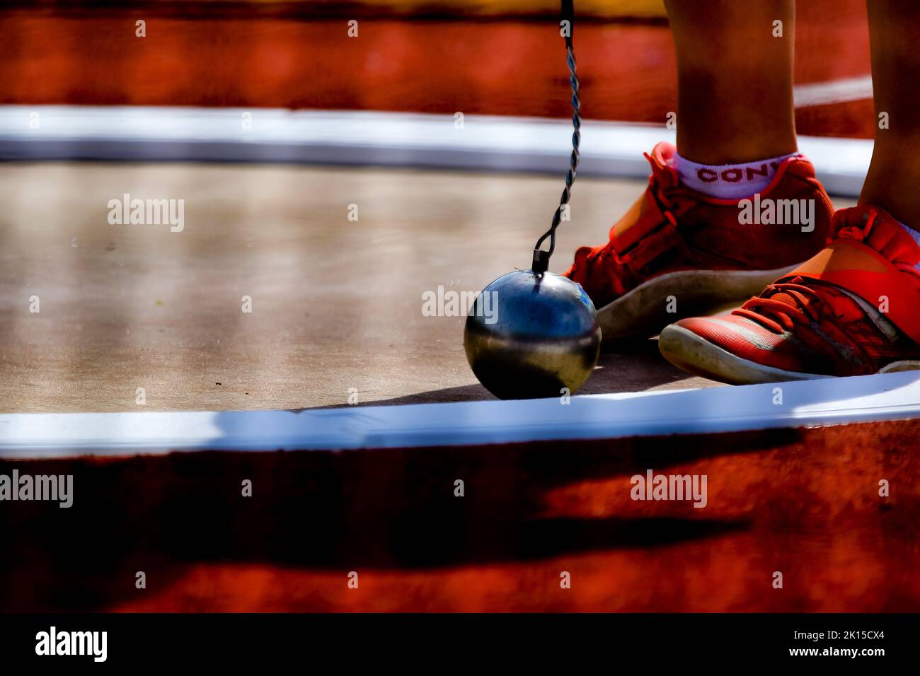 Abstract Track and Field - Shot Put Stock Photo - Alamy