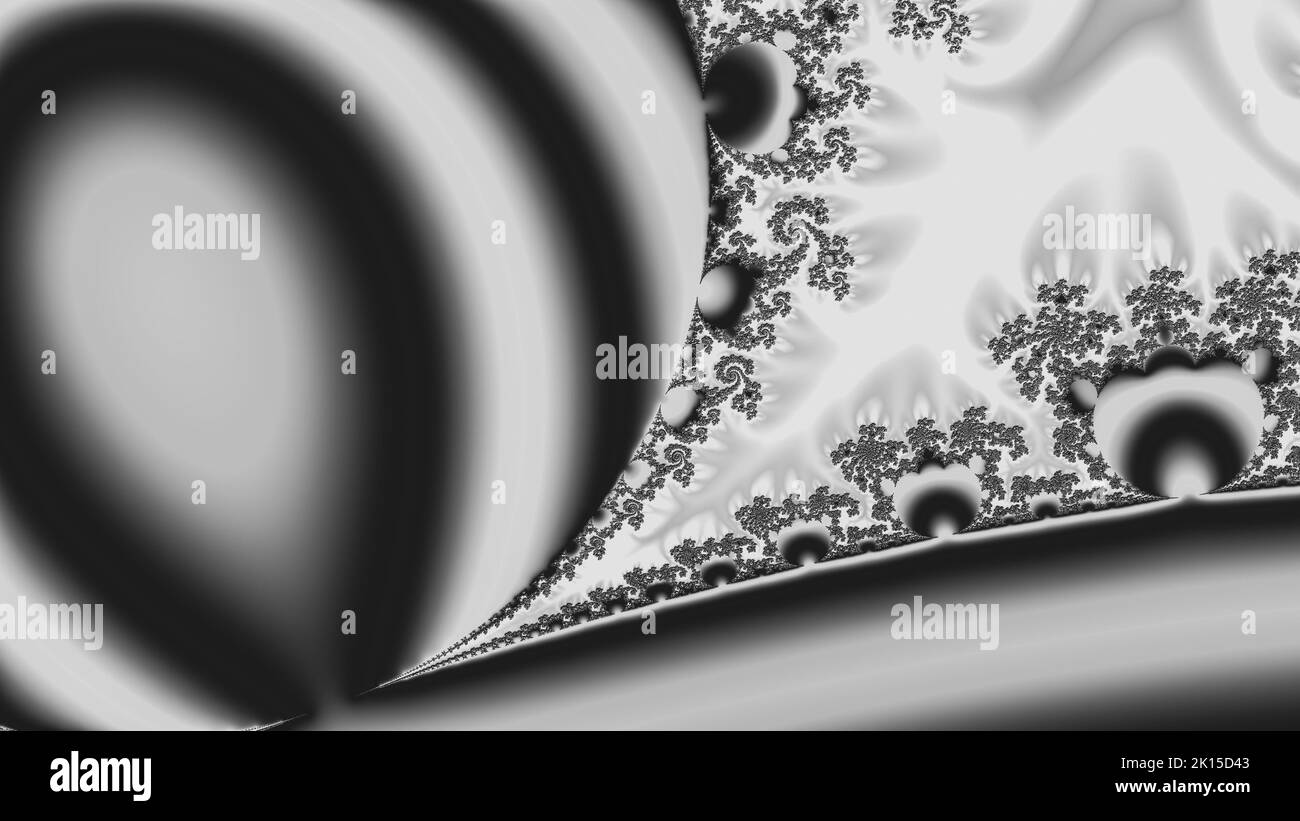 Abstract Computer generated Fractal design. A fractal is a never-ending ...