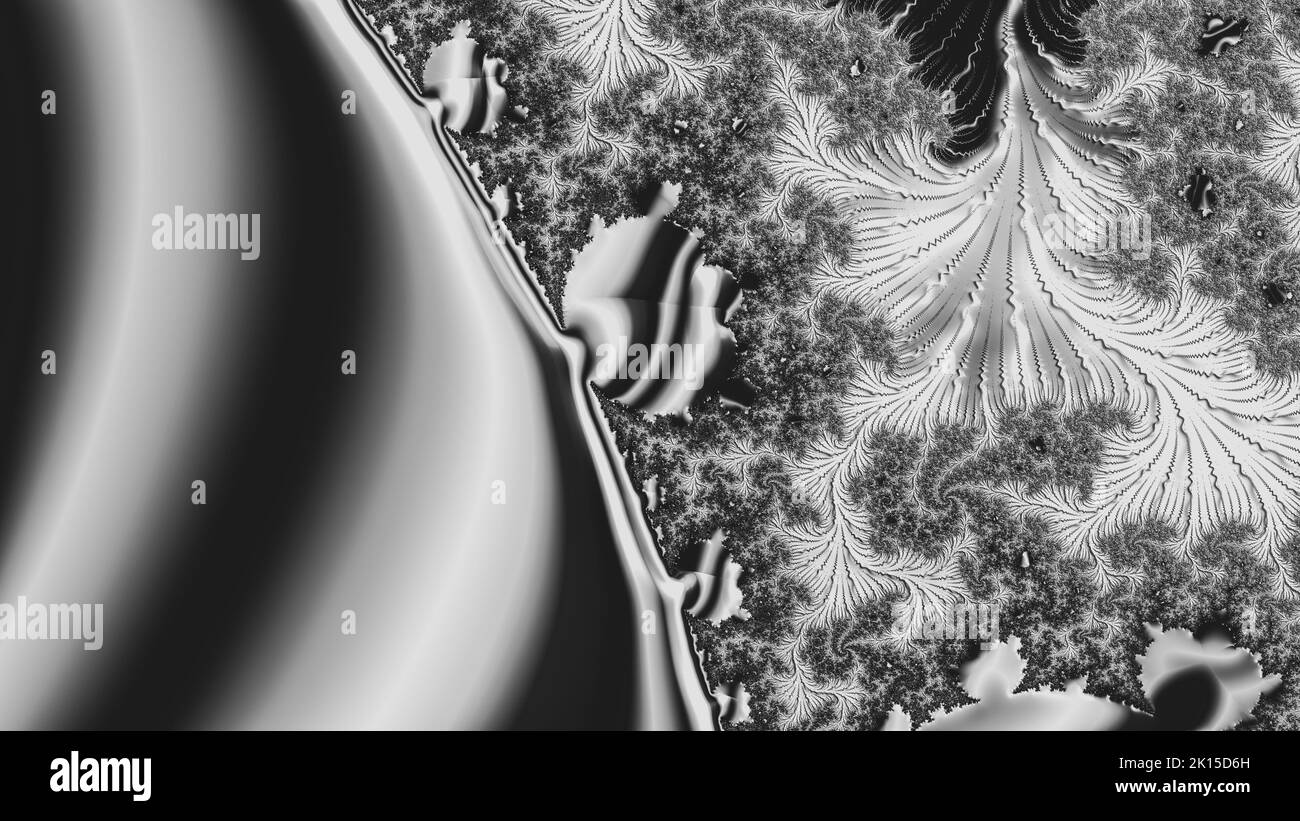 Abstract Computer generated Fractal design. A fractal is a never-ending ...