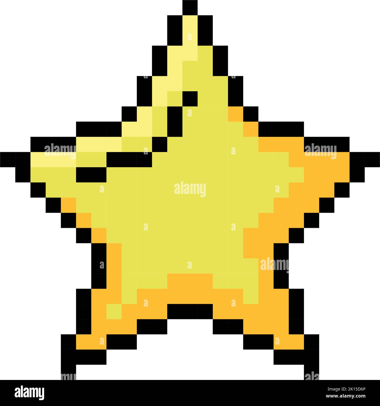 Star pixelated videogame icon vector hi-res stock photography and ...