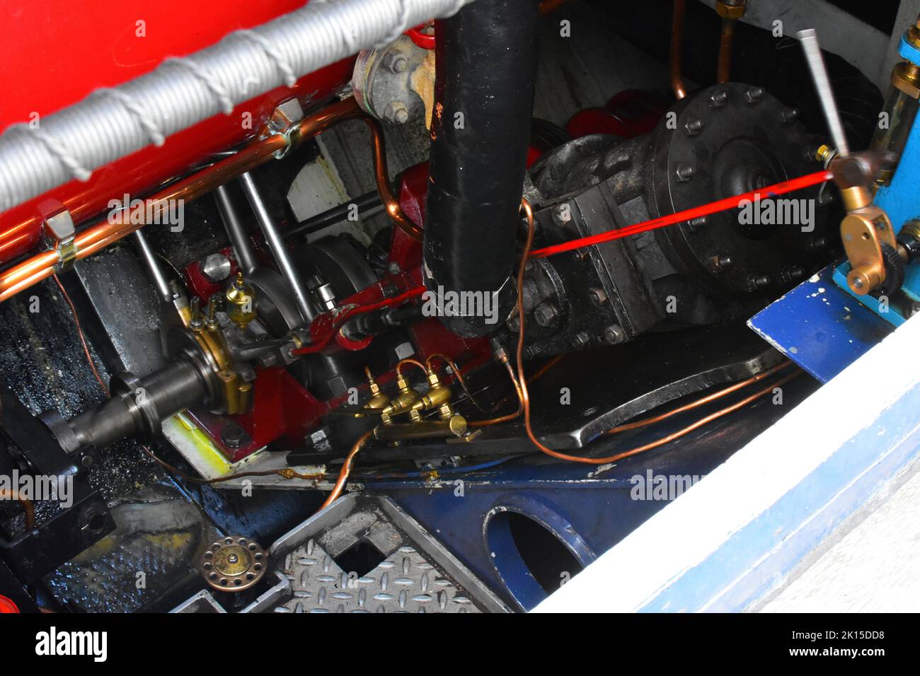 Engine on the Steam Yacht Gondola Coniston Lake District Stock Photo ...