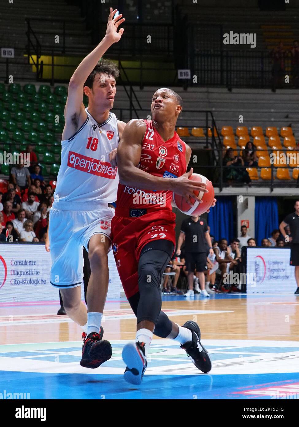 Pala FitLine, Desio, Italy, September 15, 2022, Devon Hall (EA7 Emporio ...