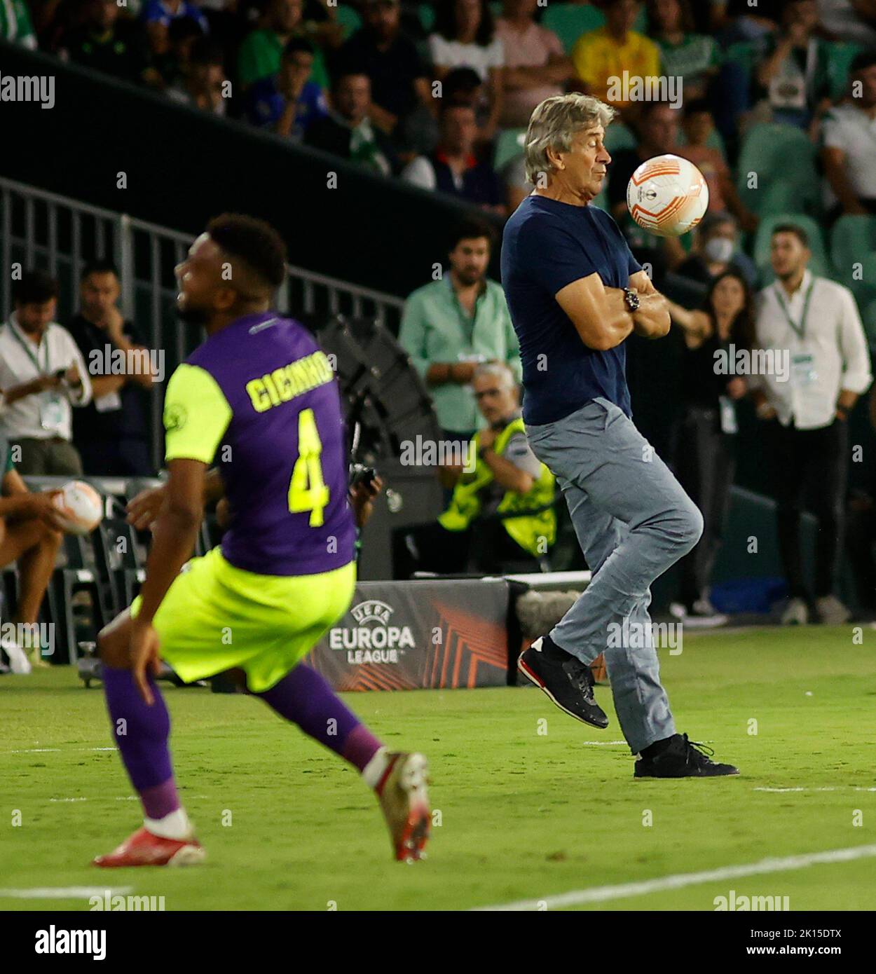 SEVILLA 15/09/2022 ESTADIO BENITO VILLAMARIN FASE DE GRUPO DE LA UEL ...