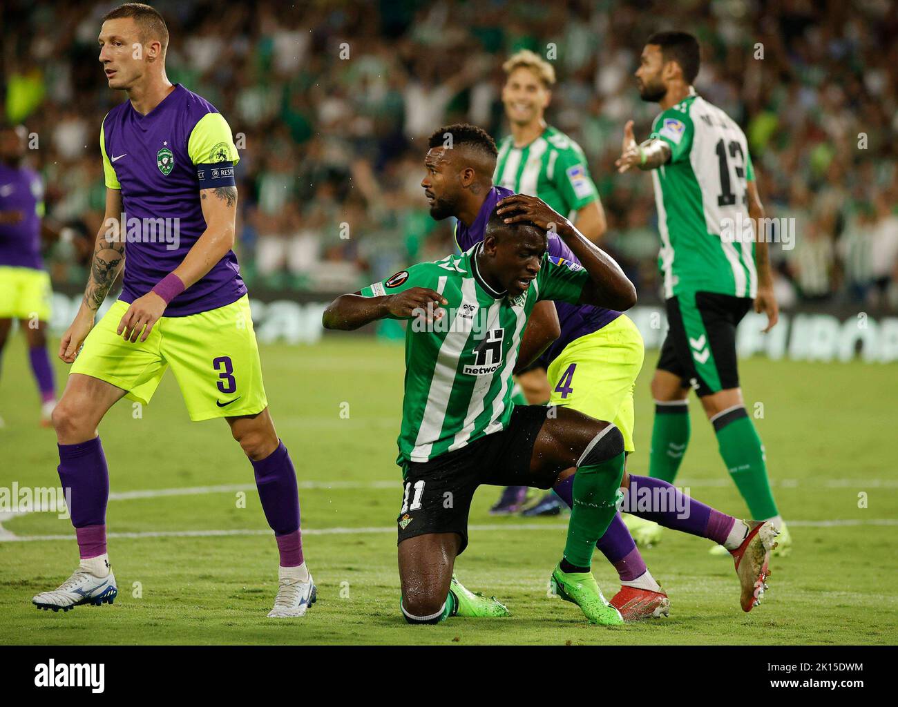 SEVILLA 15/09/2022 ESTADIO BENITO VILLAMARIN FASE DE GRUPO DE LA UEL ...