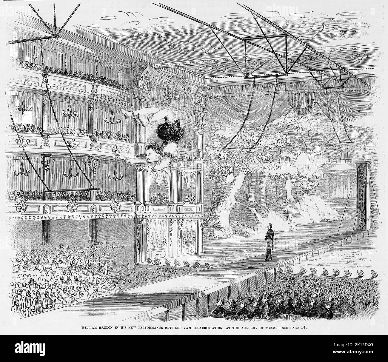 William Hanlon in his new performance entitled Zampillaerostation, at ...