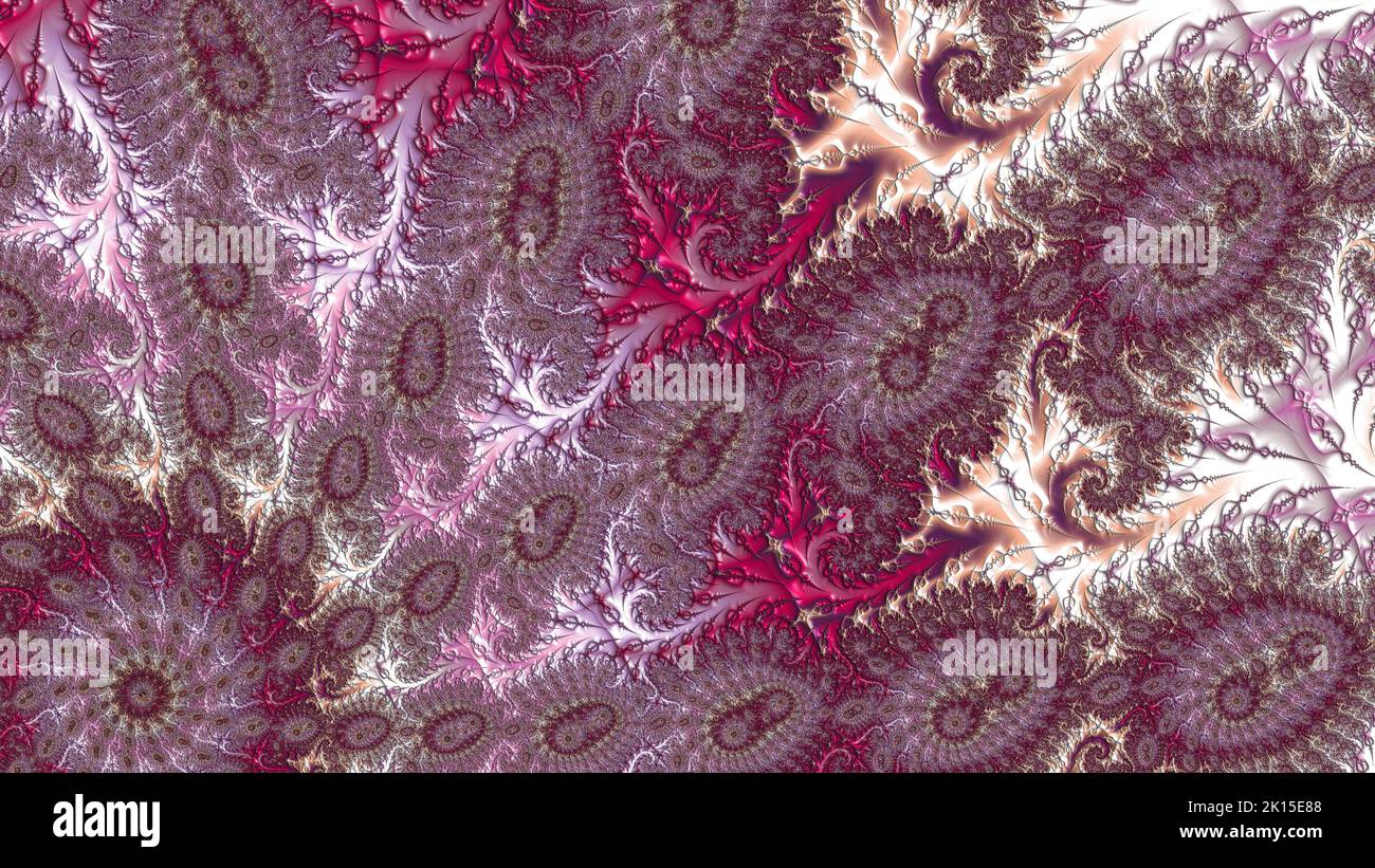 Abstract Computer generated Fractal design. A fractal is a never-ending ...