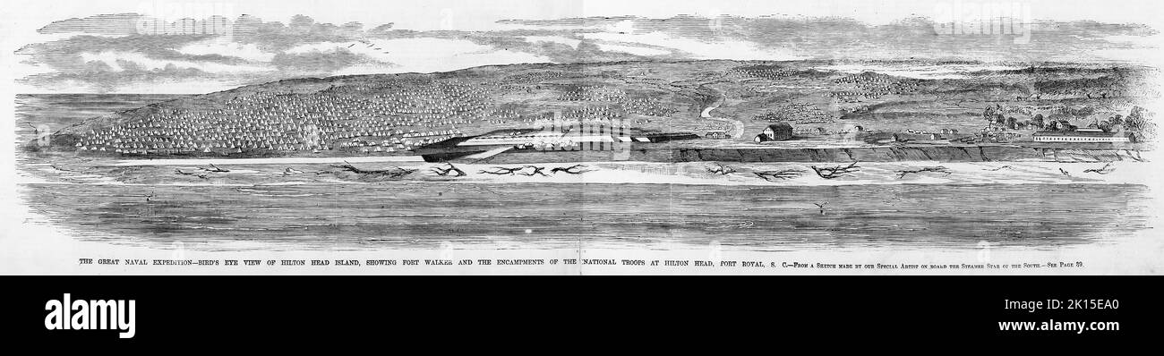 The Great Naval Expedition - Bird's eye view of Hilton Head Island ...