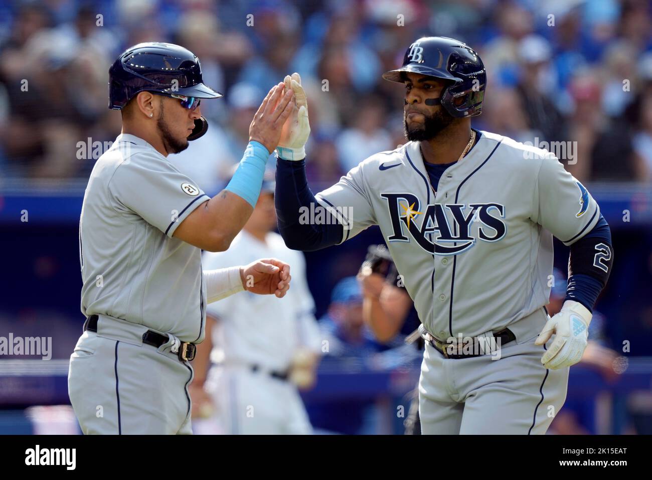 Toronto, Canada. 15th Sep, 2022. Tampa Bay Rays third baseman Isaac ...