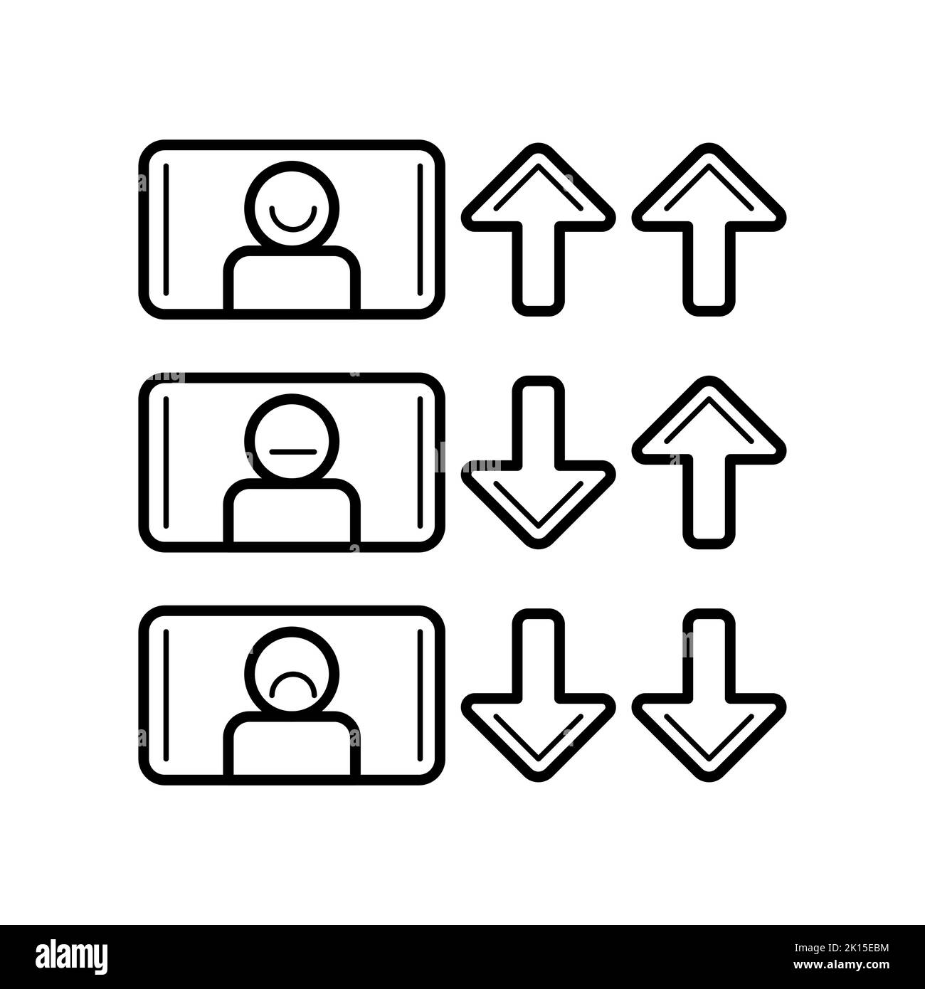 presidential candidate election ranking icon, choose the best for your ...