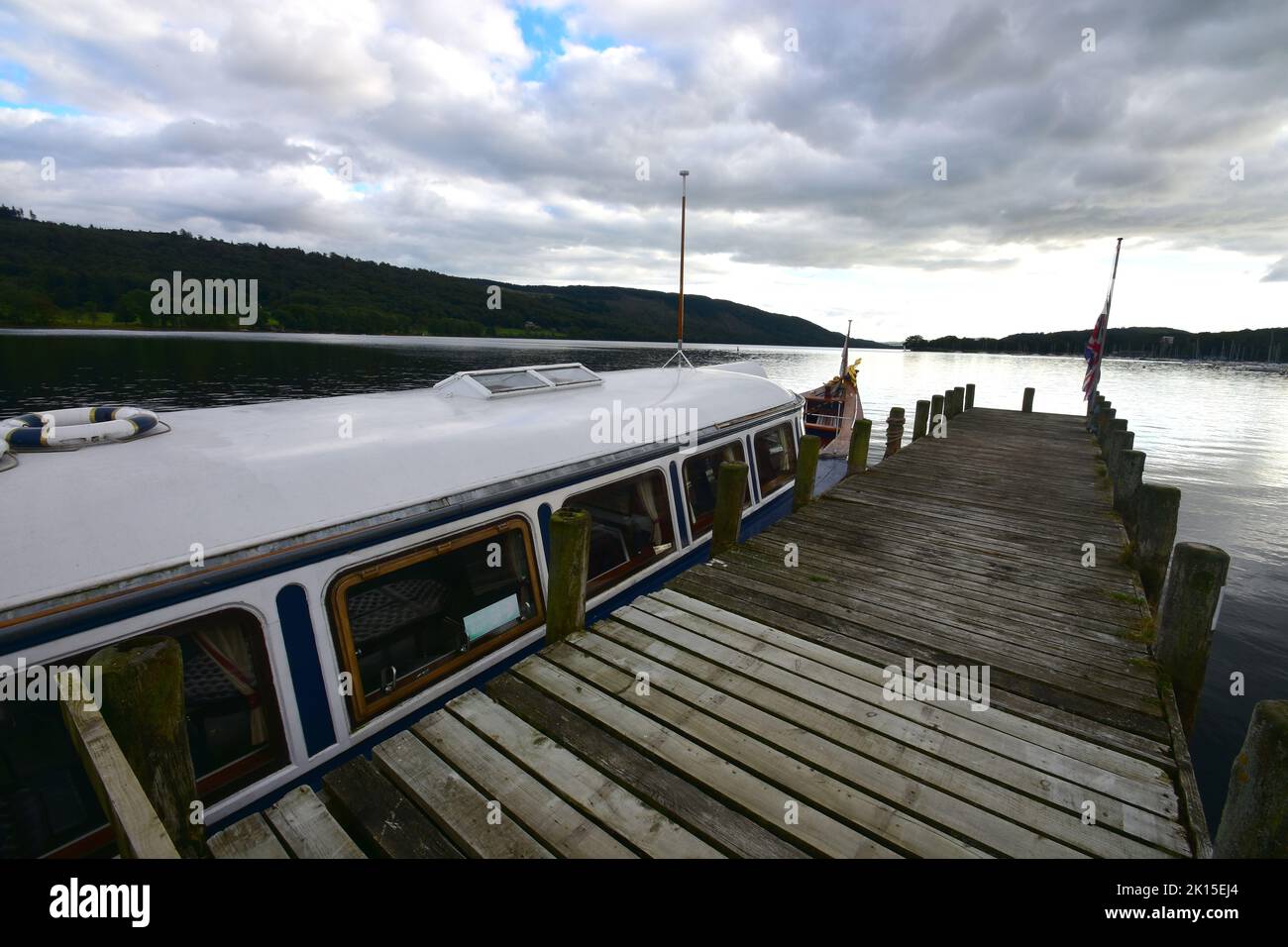 Steam Yacht Gondola Coniston Lake District Stock Photo - Alamy