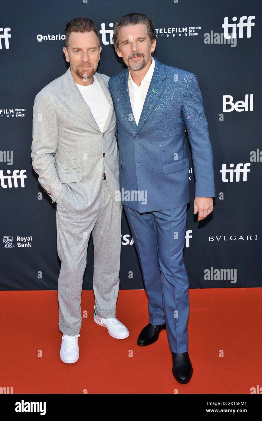 12 September 2022 - Toronto, Ontario, Canada - Ewan McGregor, Ethan ...