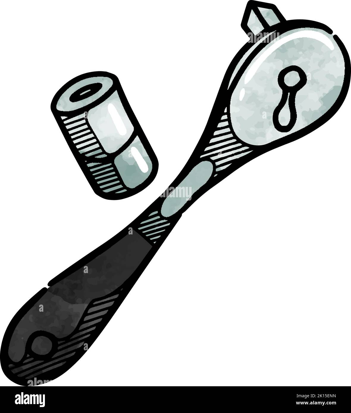 Watercolor style ratchet tools icons Stock Vector Image & Art - Alamy