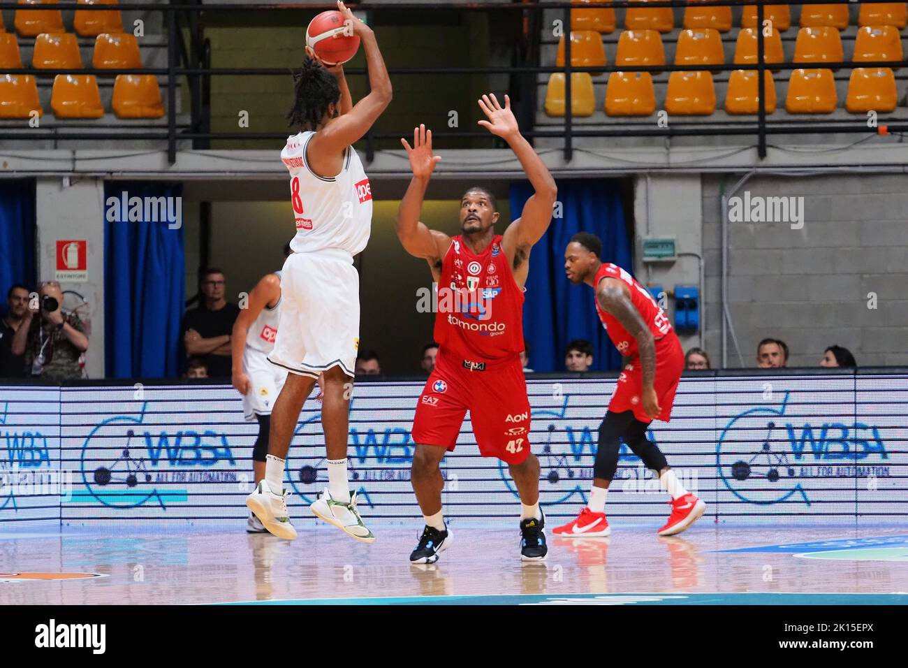 Pala FitLine, Desio, Italy, September 15, 2022, Tomas Woldetensae ...